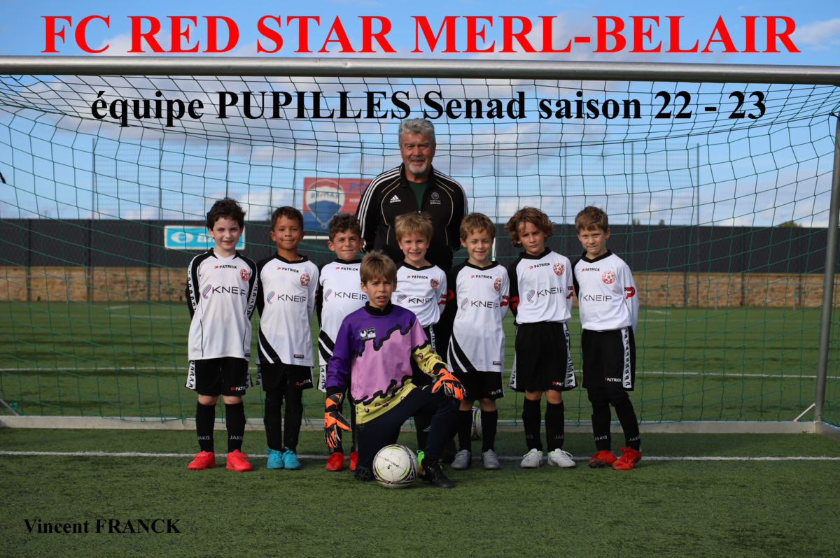 FC Red Star Merl-Belair - équipe Pupille Senad saison 2022 - 2023