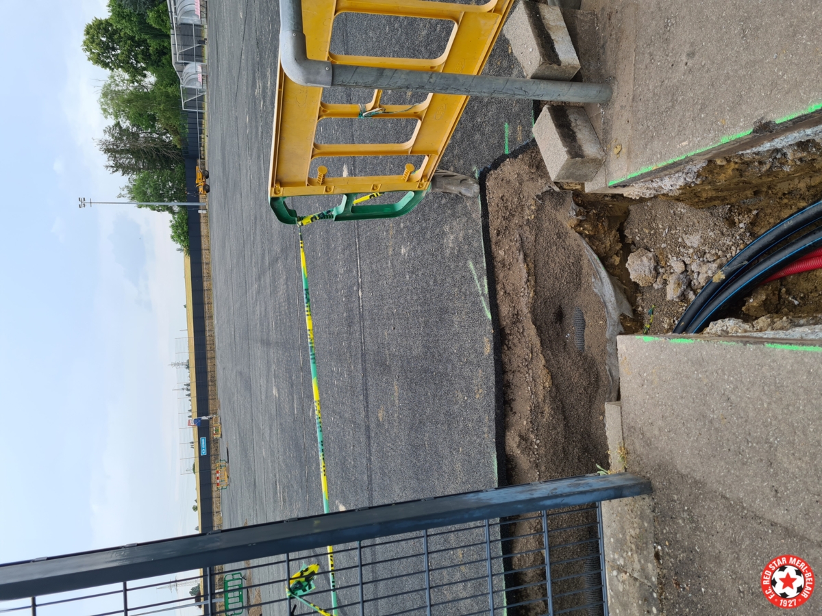 FC Red Star Merl-Belair - Rénovation du terrain Stade Prince Jean à Merl