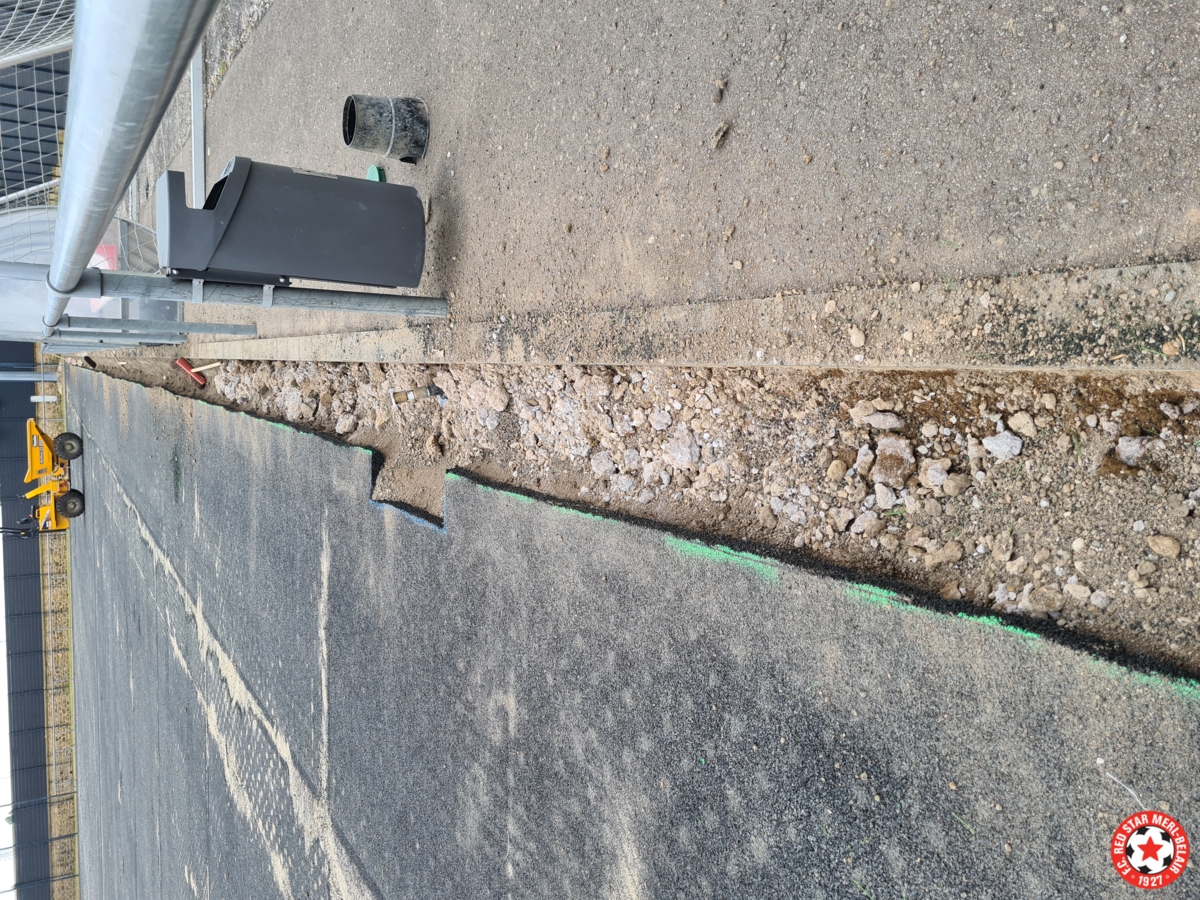 FC Red Star Merl-Belair - Rénovation du terrain Stade Prince Jean à Merl