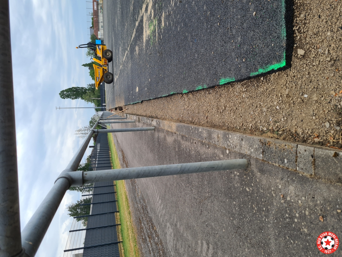 FC Red Star Merl-Belair - Rénovation du terrain Stade Prince Jean à Merl