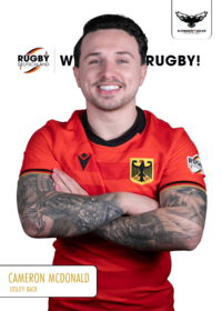 Cameron McDonald - Spieler - RUGBY DEUTSCHLAND